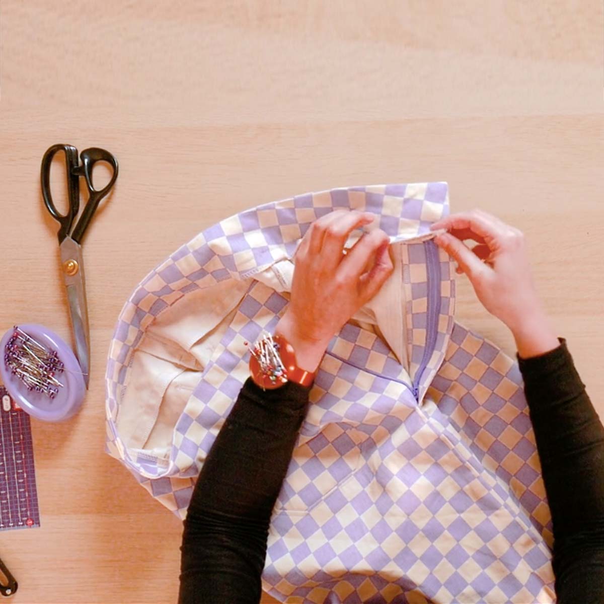 An alternative method of finishing a waistband – Sew Over It