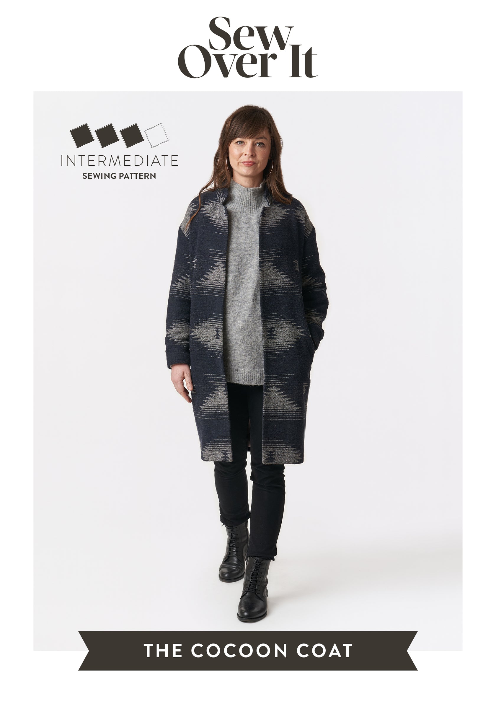 Cocoon Coat PDF Sewing Pattern - Sew Over It