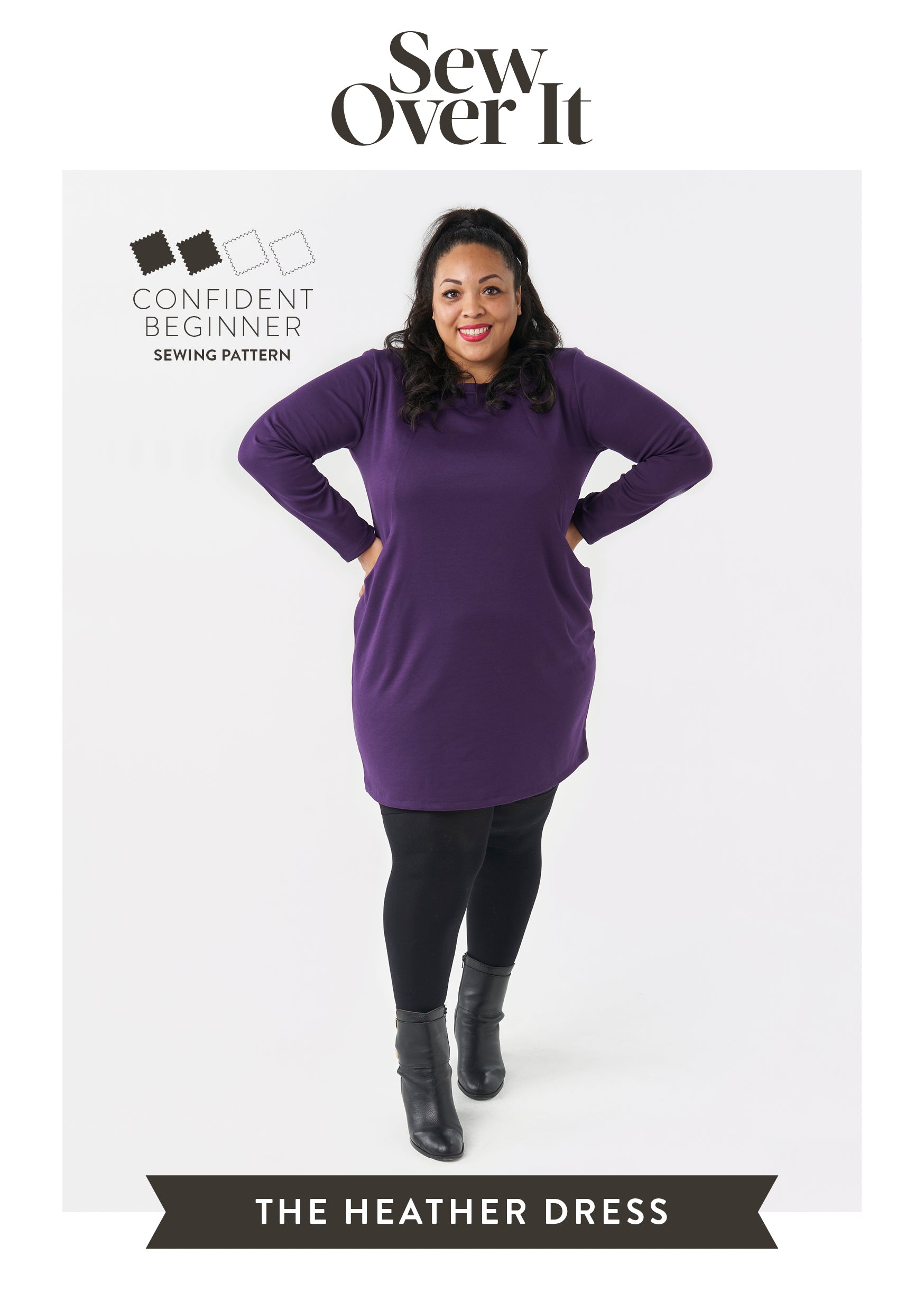 Heather Dress - Comfy Knit Sewing Pattern - Sew Over It