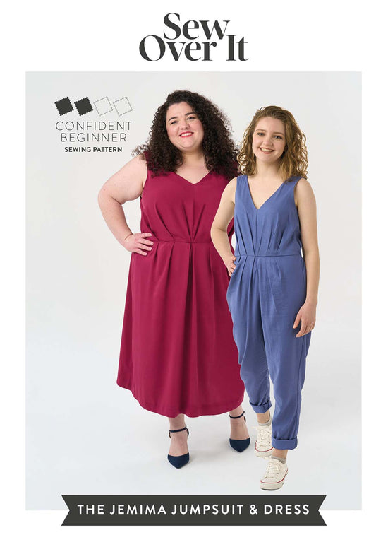 Jemima Jumpsuit & Dress - Pleated PDF Sewing Pattern - Sew Over It