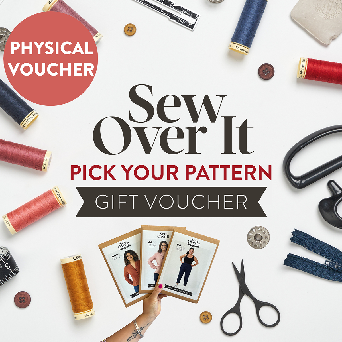 Physical Pick Your Pattern Gift Voucher – Sew Over It