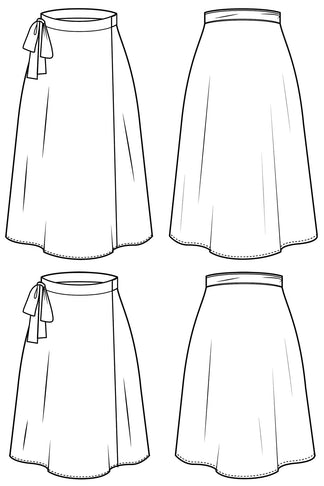 Quick & easy Ultimate Wrap Skirt PDF Sewing Pattern - Sew Over It